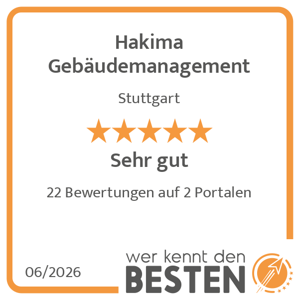 Hakima Gebäudemanagement | Stuttgart, Wolframstr. 64 F
