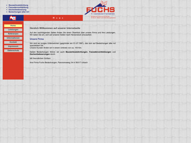Arno Fuchs Dachdecker Urbach, Westerwald | Telefon | Adresse